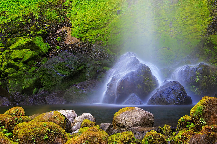 Cascade Photograph by Beth Hutter - Pixels