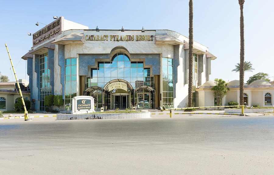 Cataract Pyramids resort in Cairo Egypt. Photograph by Marek Poplawski ...