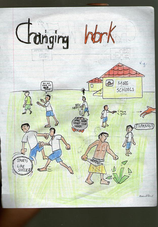 Changing Work Drawing by Willis Lee - Fine Art America