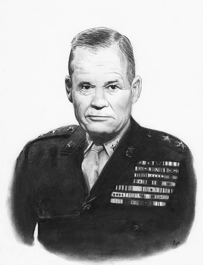 Chesty Puller Drawing by Blake Wesley - Fine Art America