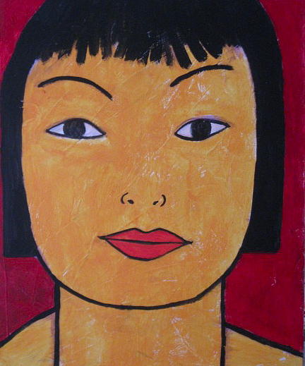China Girl Painting by Neil Scanlan - Fine Art America