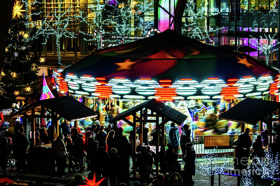 Christmas carousel. Photograph by Viktor Birkus - Fine Art America