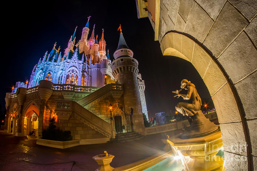 Cinderella And Her Castle Photograph by Jeffrey Miklush