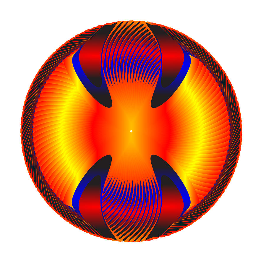 Circle Study No. 142 Digital Art by Alan Bennington - Fine Art America