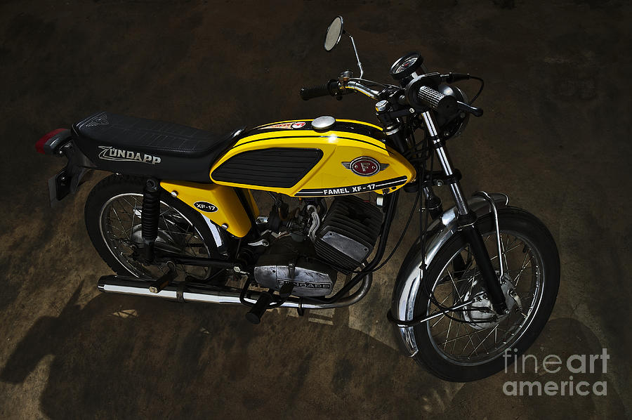 Classic Zundapp bike XF-17 in the garage Photograph by Angelo DeVal ...