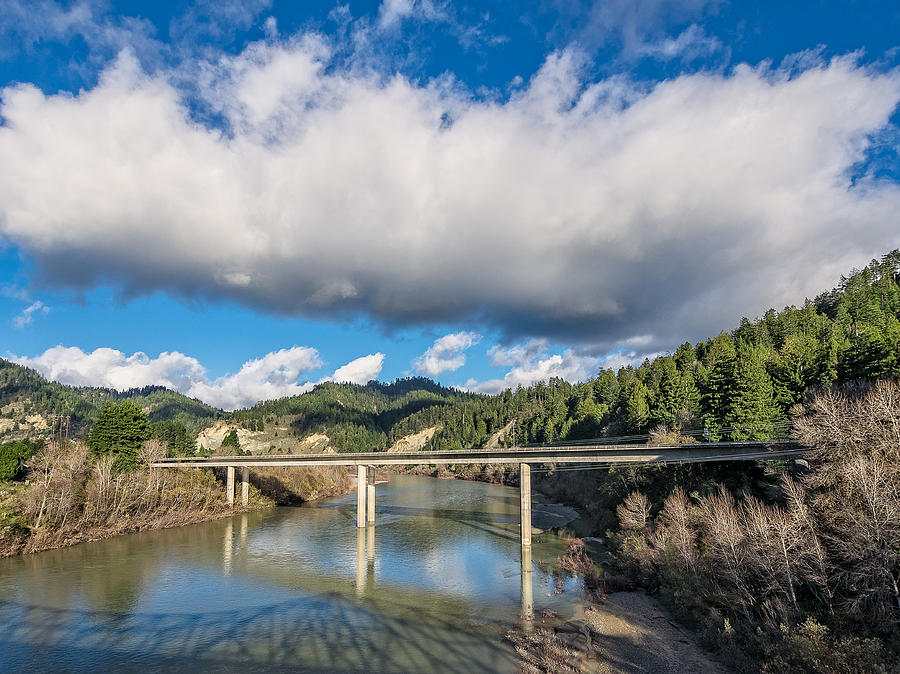 Cloud over Eel River Photograph by Greg Nyquist - Pixels