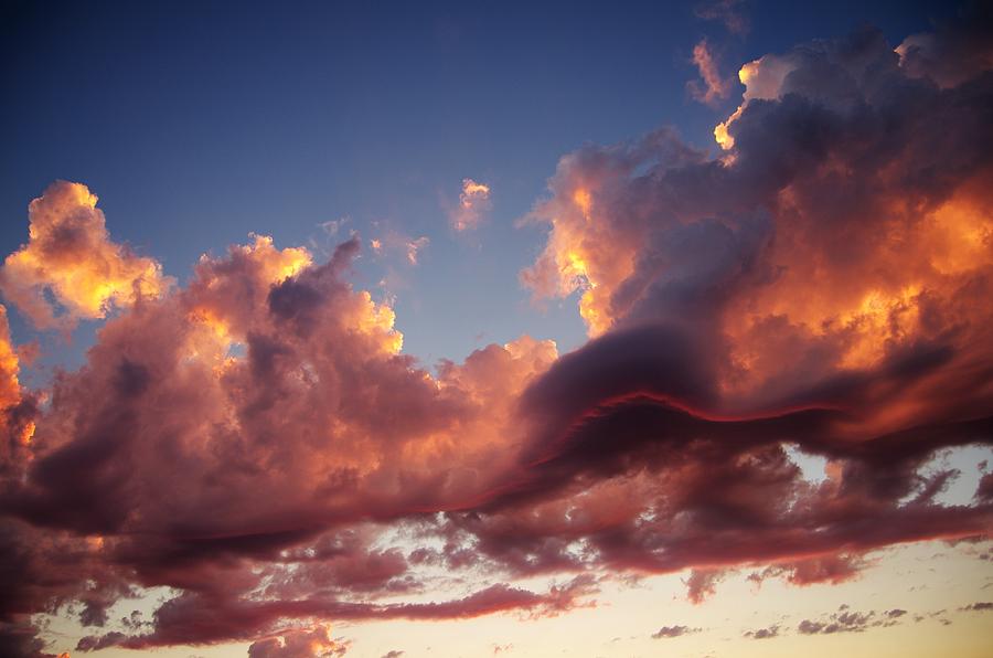 Cloud Patterns 7 Photograph by Chuck Wilson - Pixels