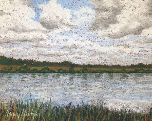 Cloudy South Carolina Painting by Nancy Goldman - Pixels Cloudy South Carolina Painting by Nancy Goldman - Pixels