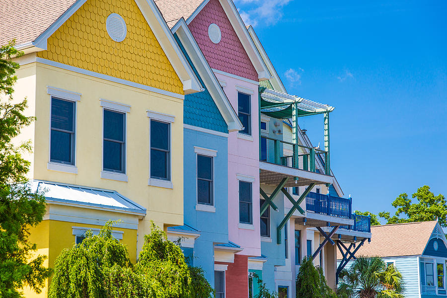 Colorful houses Photograph by S Cass Alston - Fine Art America