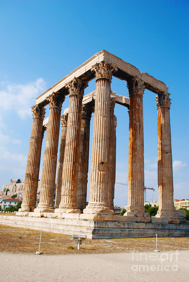 Colossal Ruined Temple of the Olympian Zeus Photograph by Just Eclectic