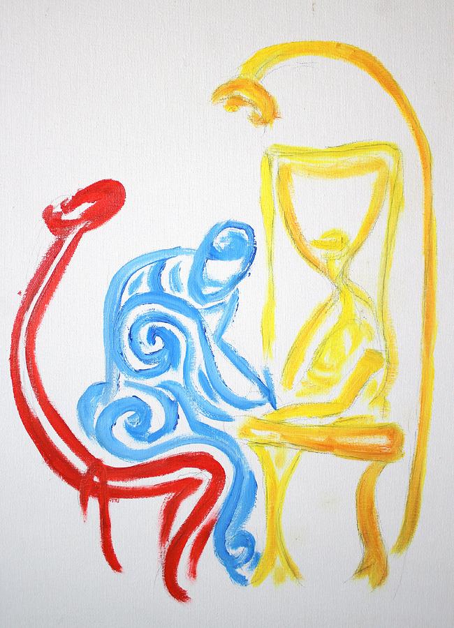 Computer Time Painting by Sam Pako - Fine Art America