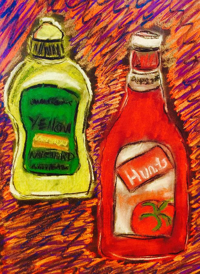 Condiments Pastel by Patrick McClellan - Fine Art America