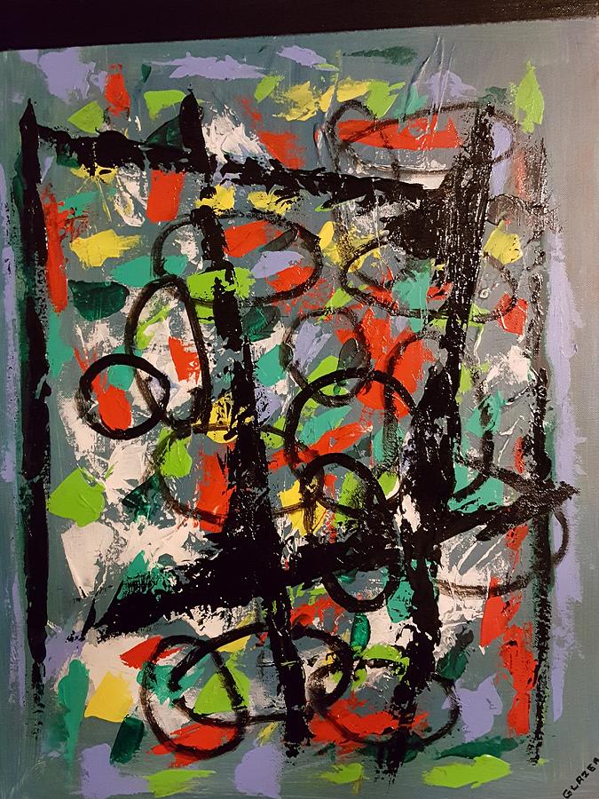 Congested Intersection Painting by Stuart Glazer - Fine Art America