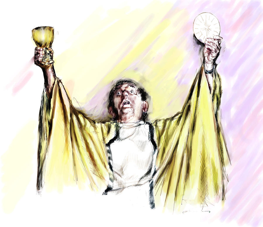 Consecration Painting by Robert Sako - Fine Art America