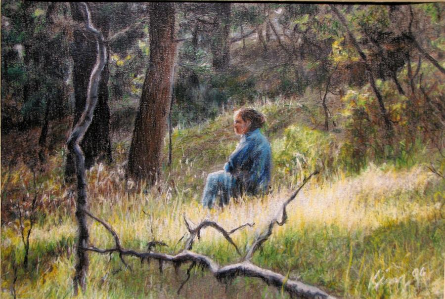 Contemplation Of Joy Drawing by Kenny King - Fine Art America