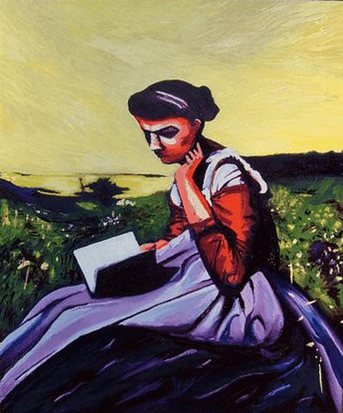 Corot's Reader Painting by John Stidham - Fine Art America