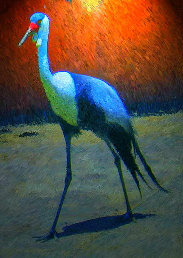 Crane Walk Painting by Michael Durst - Fine Art America
