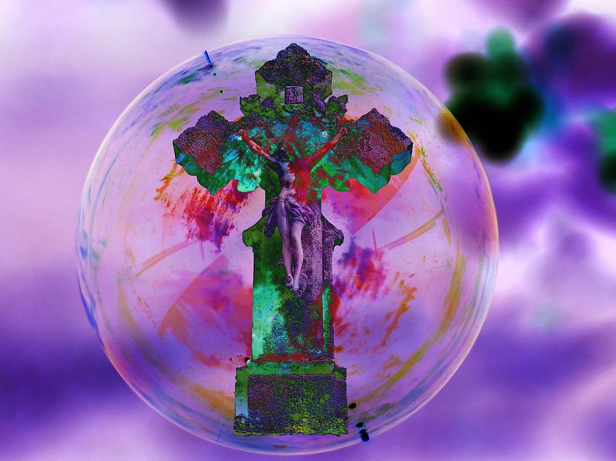 Cross Bubble Digital Art by Matty Archer - Fine Art America