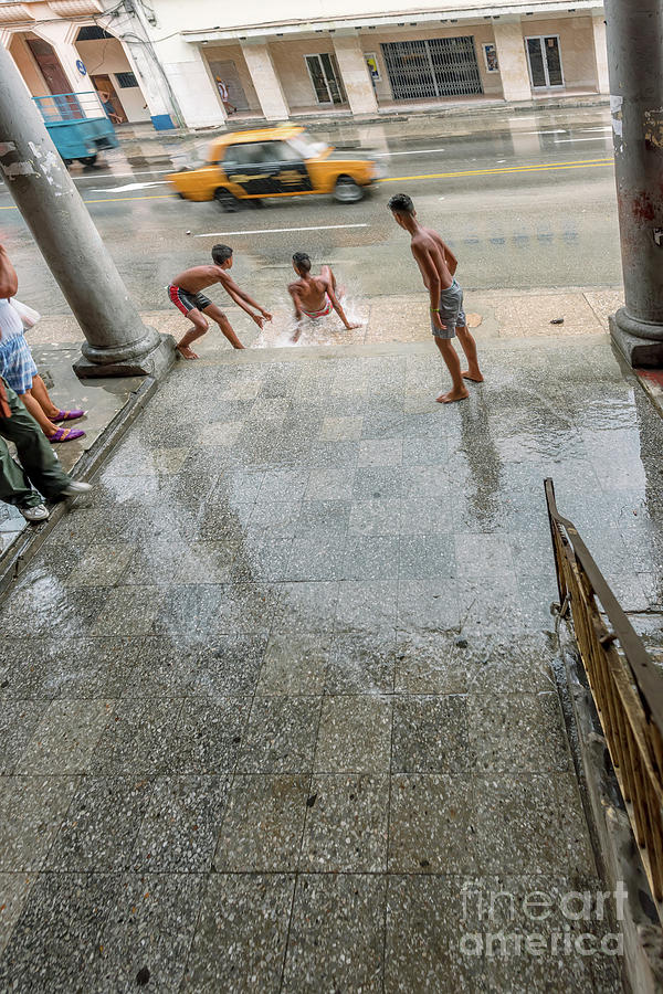 Cuban teenage games 4 Photograph by Viktor Birkus - Fine Art America