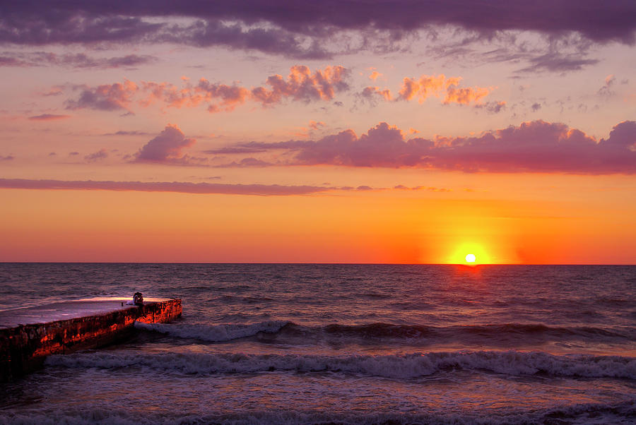 Decline on the sea Photograph by Maxim Tereshenko - Fine Art America