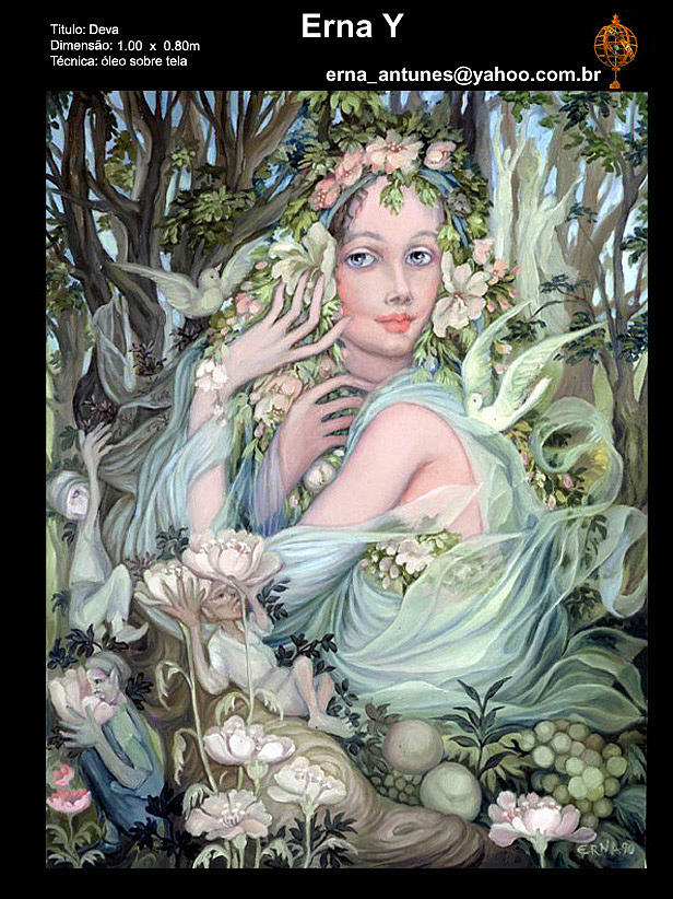 Deva Painting by Erna Y | Pixels