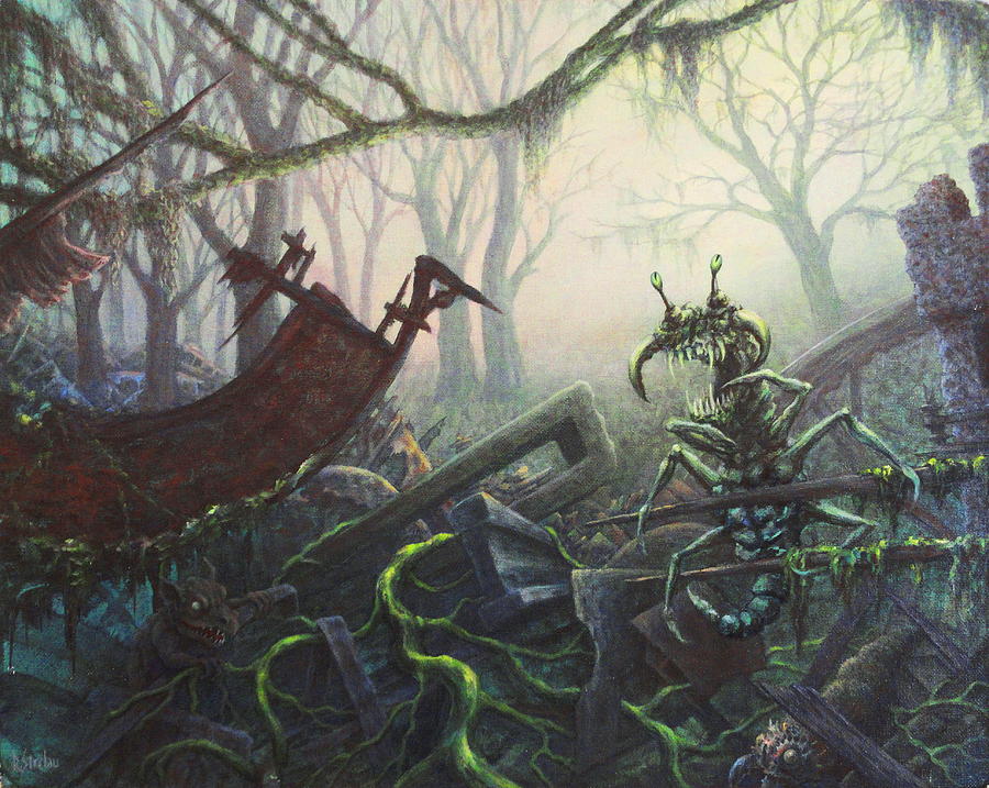 Devolution Painting by Rodrick Strelau | Fine Art America