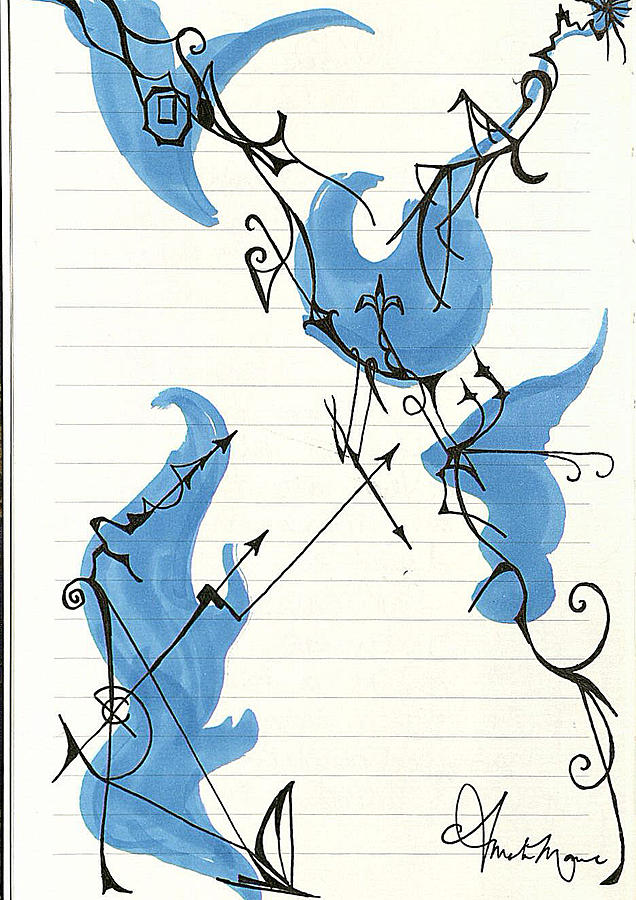 Dialogue Drawing by Amanda Monroe - Pixels