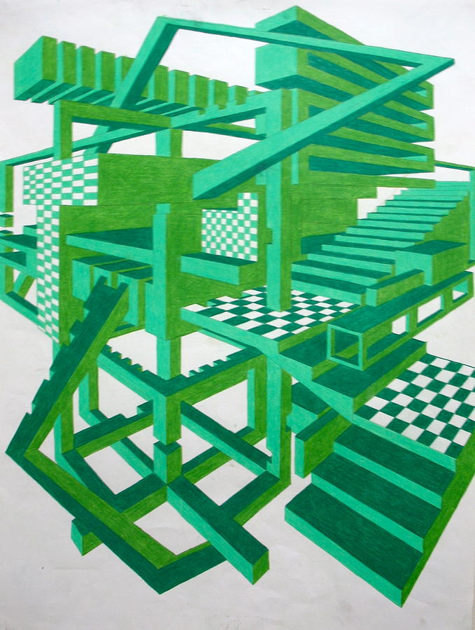 Direction Drawing by Carolann Shubert | Fine Art America