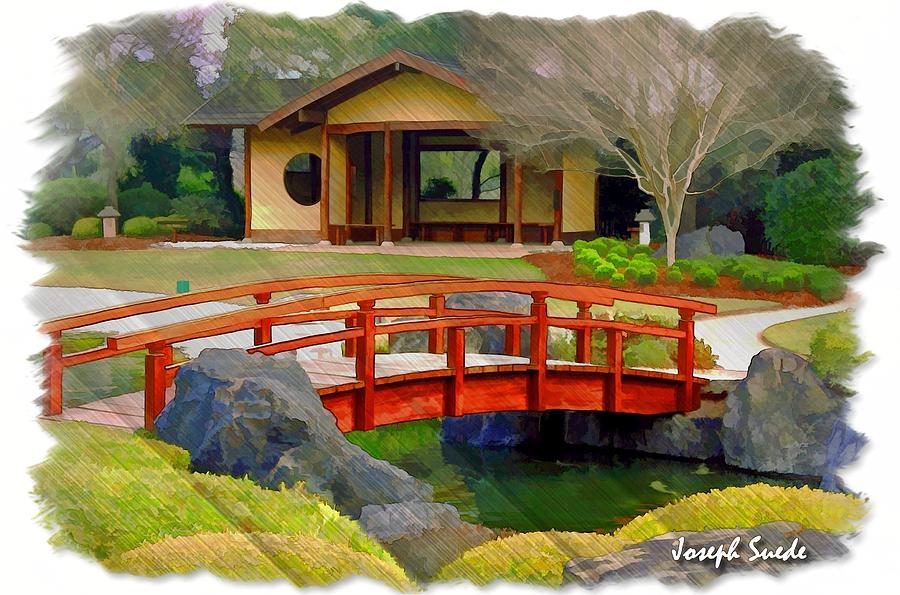 DO-00006 Cypress Bridge and Tea House Photograph by Digital Oil - Fine ...