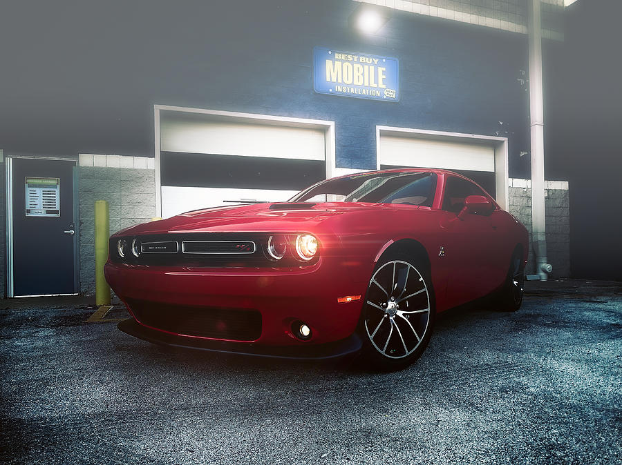 Dodge Challenger 6.4 HEMI Photograph by Darek Szupina Photographer