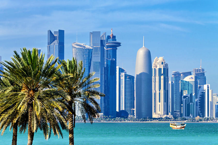 Doha Corniche Photograph by Joseph Plotz - Pixels
