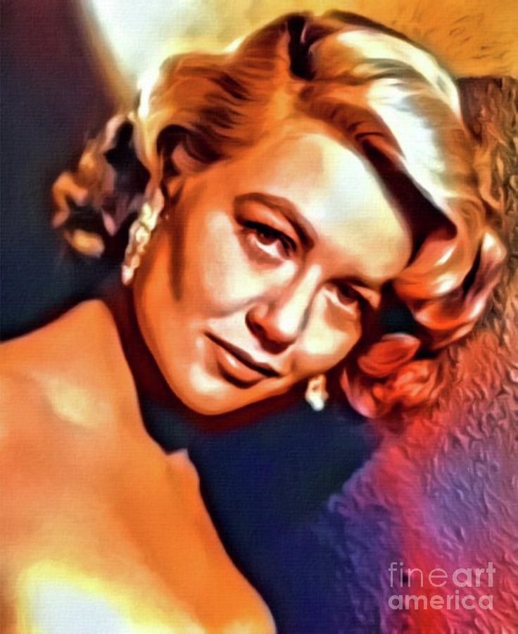 Dorothy Malone, Vintage Actress. Digital Art by MB Digital Art by Esoterica Art Agency - Pixels