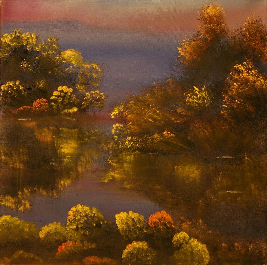 Dusk Painting by David Snider - Fine Art America Dusk Painting by David Snider - Fine Art America