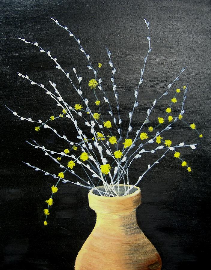 Early Signs of Spring Painting by Ilona MONTEL - Fine Art America