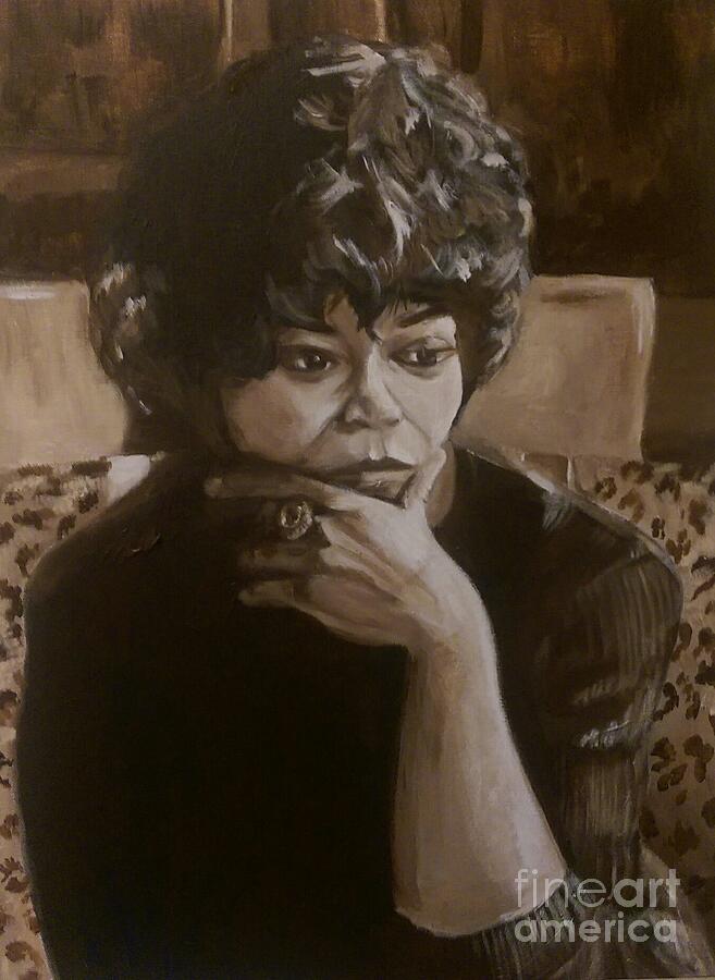 The Real Eartha Kitt Painting by Eric Laprade - Fine Art America