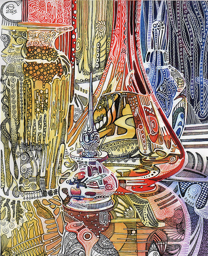 Essence Drawing by Yuliya Maslova - Fine Art America