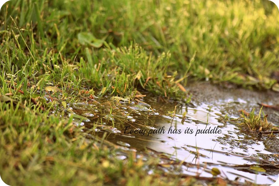 Every Path Has It's Puddle Photograph by Kimmie Staggs - Fine Art America