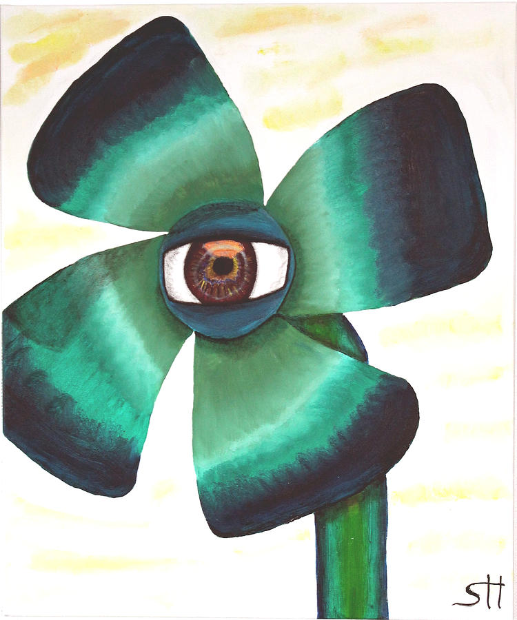Eye Clover Painting by Oneroses - Fine Art America
