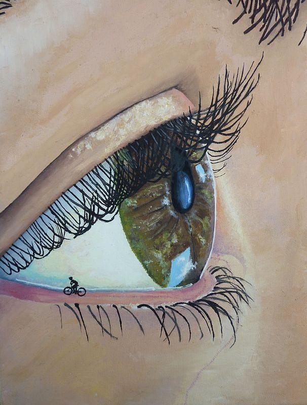 Eyelid Painting by Emma Dudding - Fine Art America