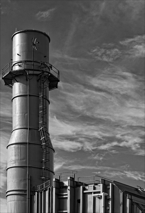 Factory Tower Photograph by Robert Ullmann - Pixels