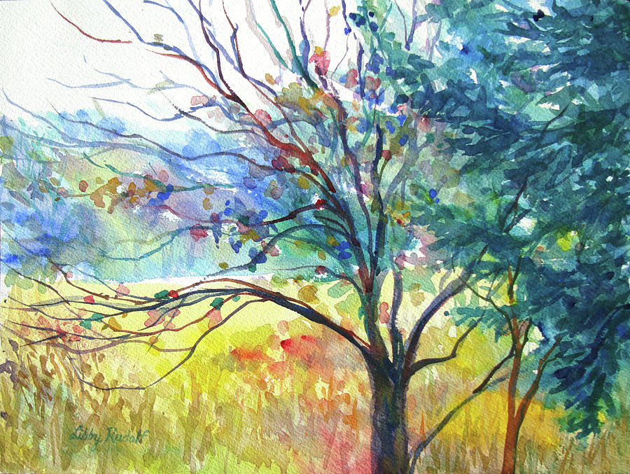 Fall Splendor Painting by Libby Rudolf - Fine Art America