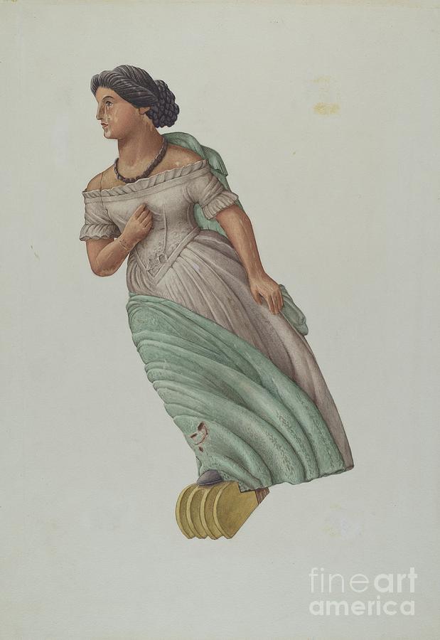 Figurehead Drawing by Elizabeth Moutal - Fine Art America