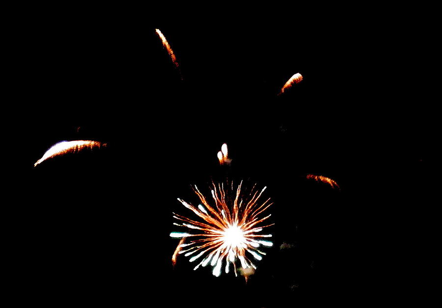 Firework Copper Glow Photograph by Adrienne Wilson | Fine Art America