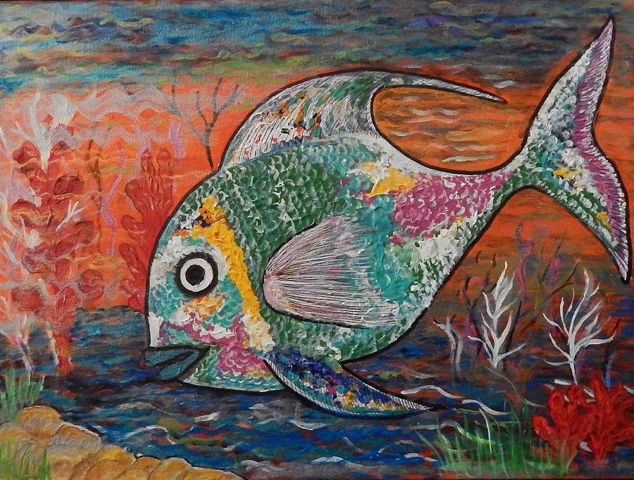 Fish Painting by Brenda Reese - Fine Art America