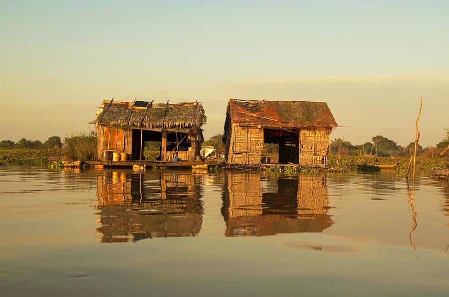 Floating Huts Photograph by Gary Wright - Fine Art America