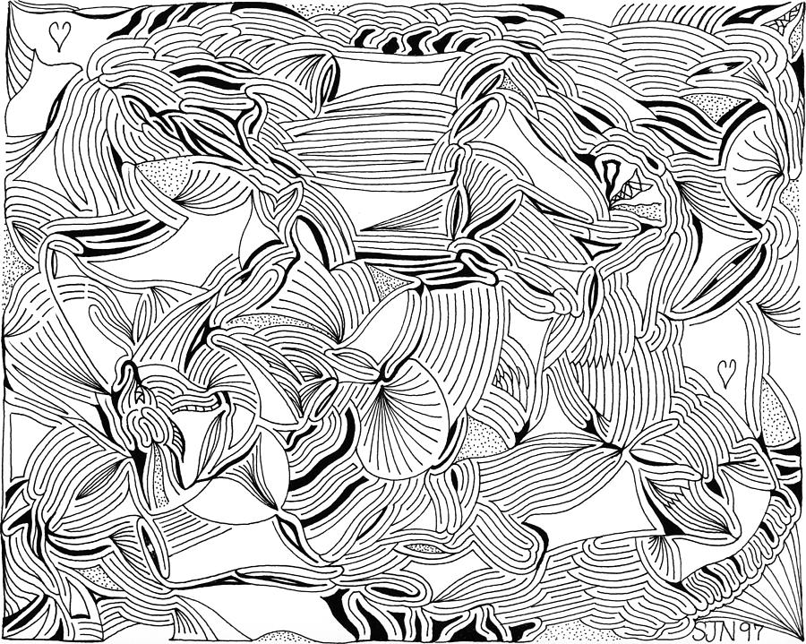 Floating Drawing by Steven Natanson - Fine Art America