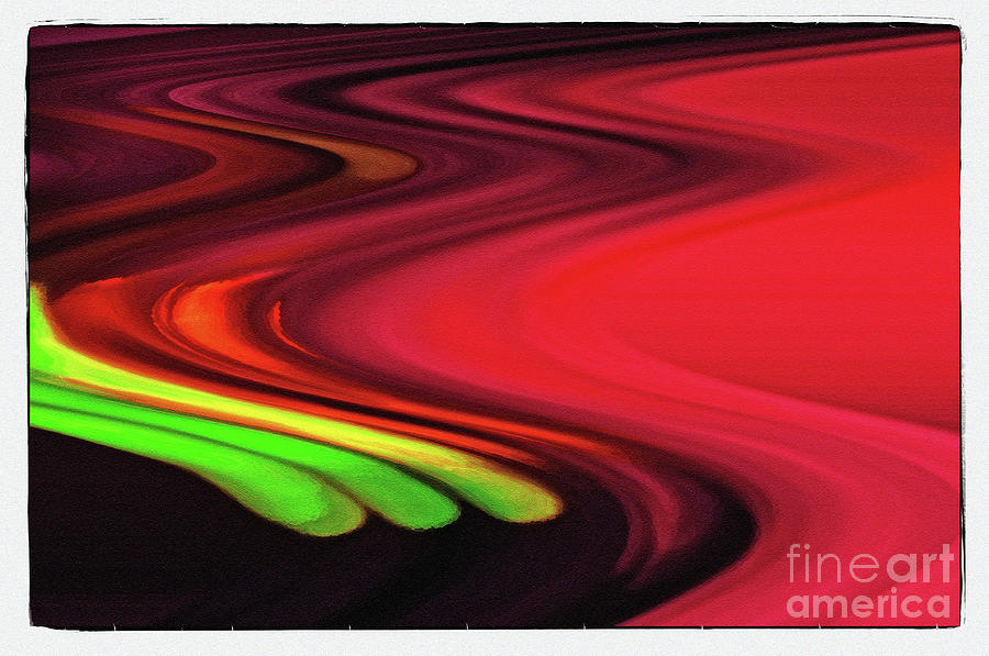 Red flows the river of light Photograph by Michael Ziegler - Fine Art ...
