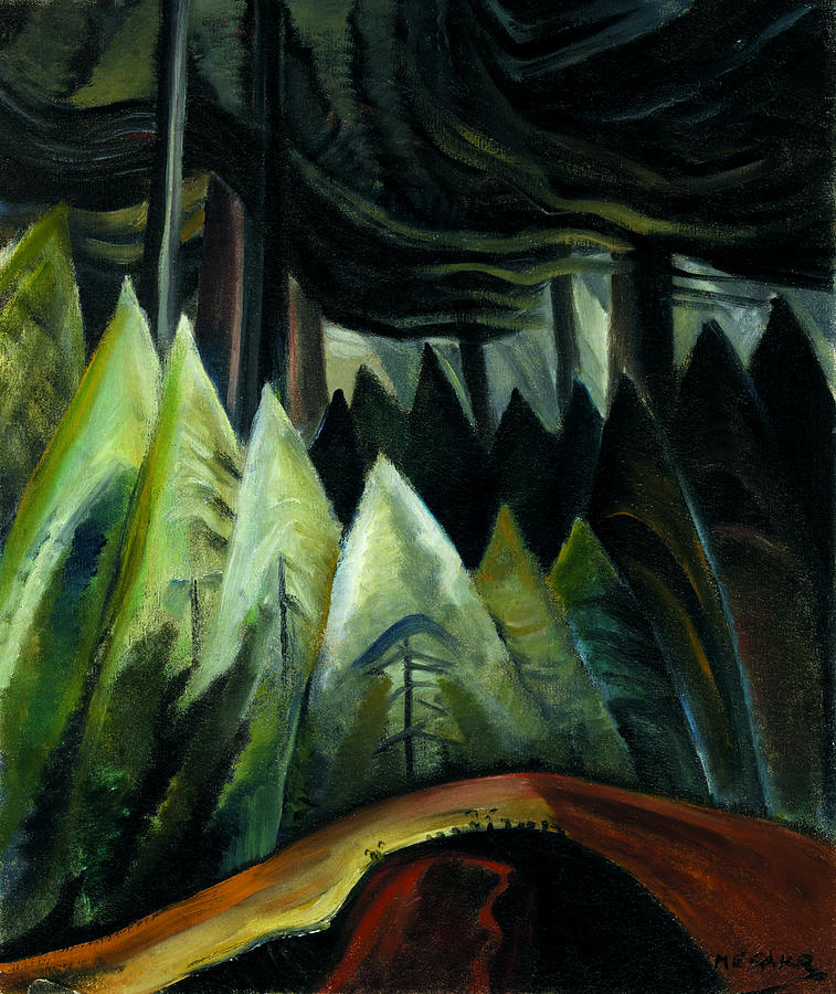 Forest Light Painting by Emily Carr - Pixels