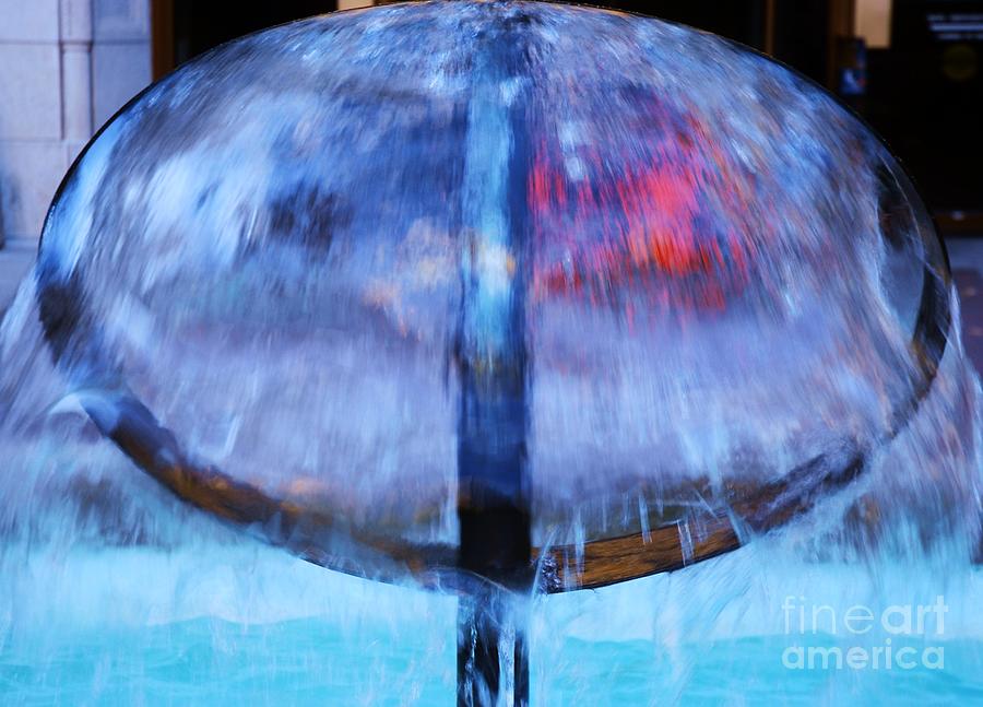 Surrealism From A Fountain In Omaha Photograph by Poet's Eye
