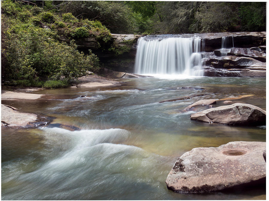 French Broad Falls Photograph by Patti Deters